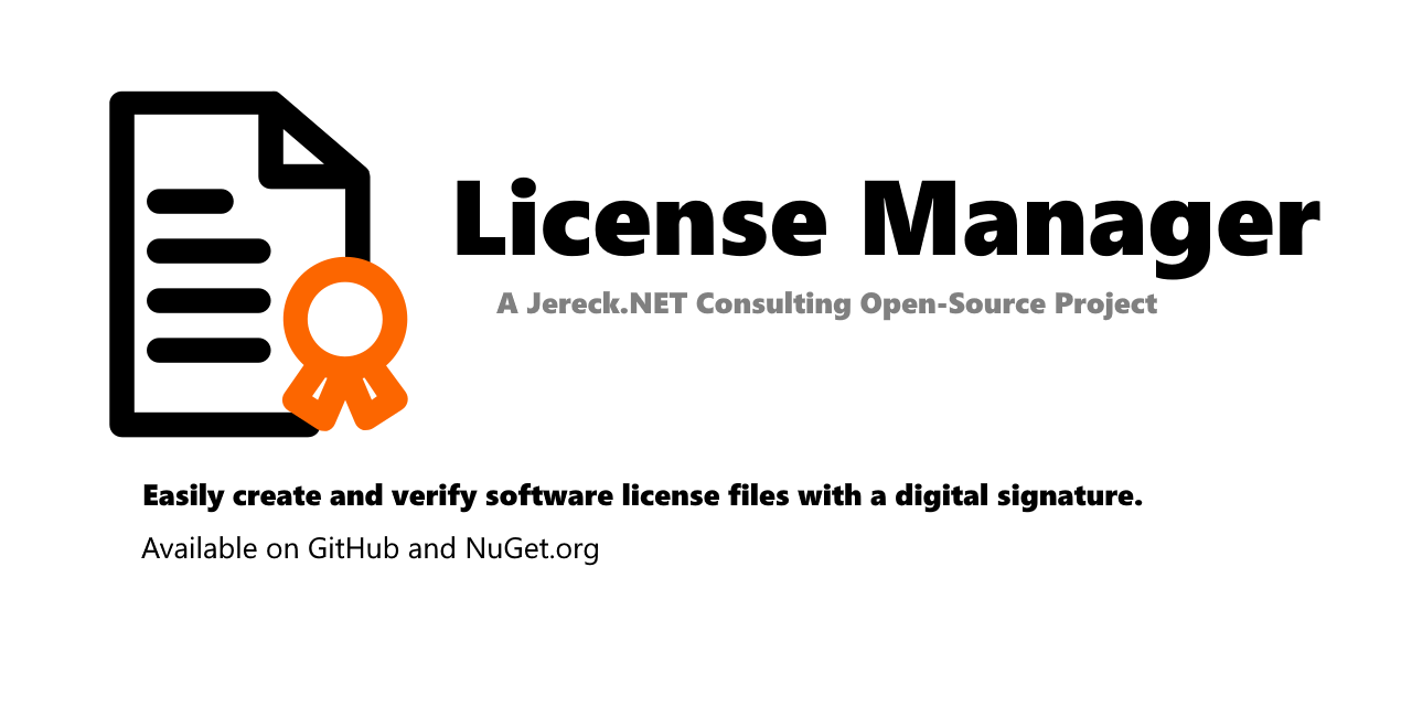 GitHub - JereckNET/LicenseManager: License Manager is a tool that ...
