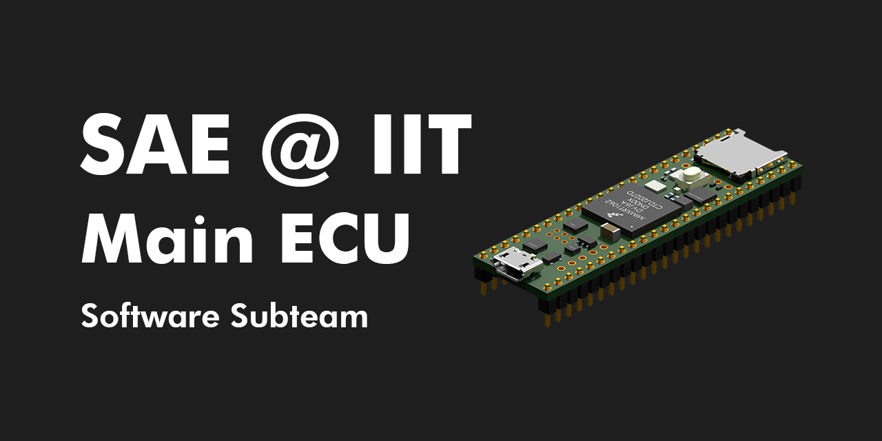 GitHub - iitmotorsports/IIT-SAE-ECU: Main FSAE@IIT ECU repository