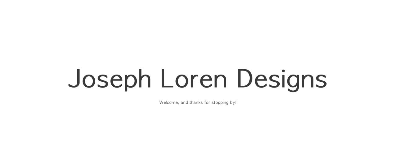 GitHub - joseph-loren/joseph-loren.github.io: A place to showcase personal projects, of course!