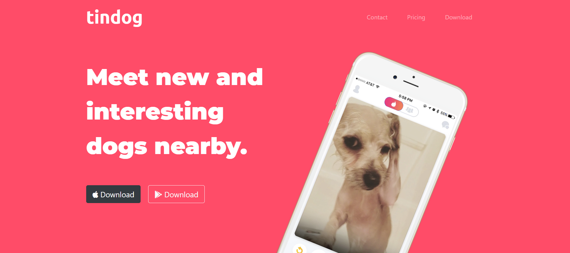 GitHub - bearded-coder/Tindog: Created a fun website just like tinder but its called "TINDOG" as ...