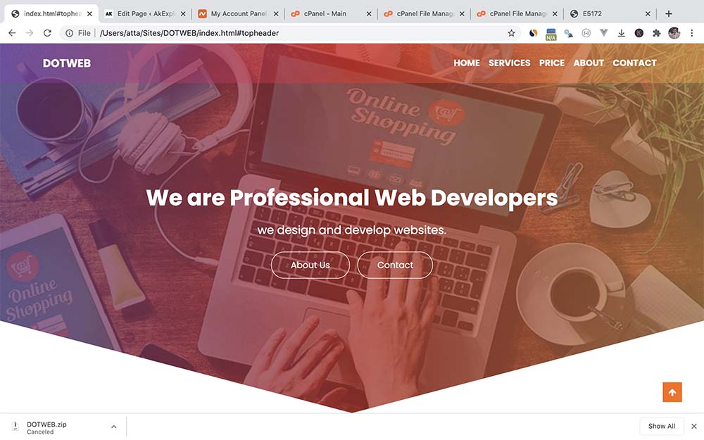 GitHub - attaullahwardag/Dotweb: Dotweb is HTML/CSS portfolio template designed by Attaullah wardag