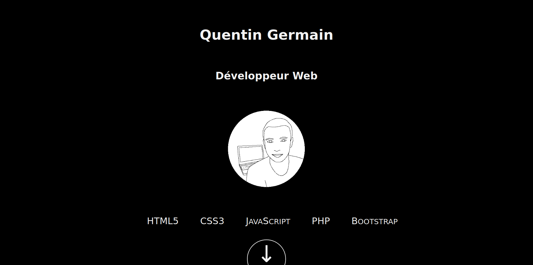 GitHub - quentin-g-dev/portfolio: Page de présentation professionnelle