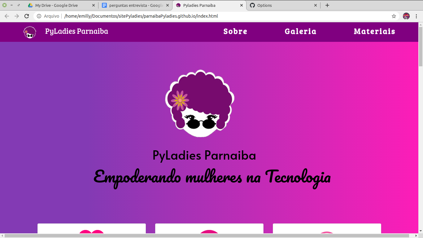 GitHub - parnaibaPyladies/parnaibaPyladies.github.io: website pyladies parnaiba (ainda em ...