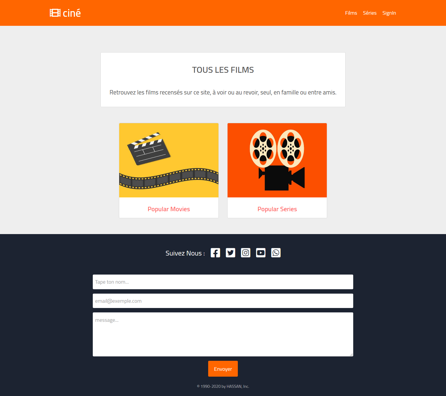 GitHub - elgallouchi/MovieProject: Ce projet Movie est réalisé avec ...