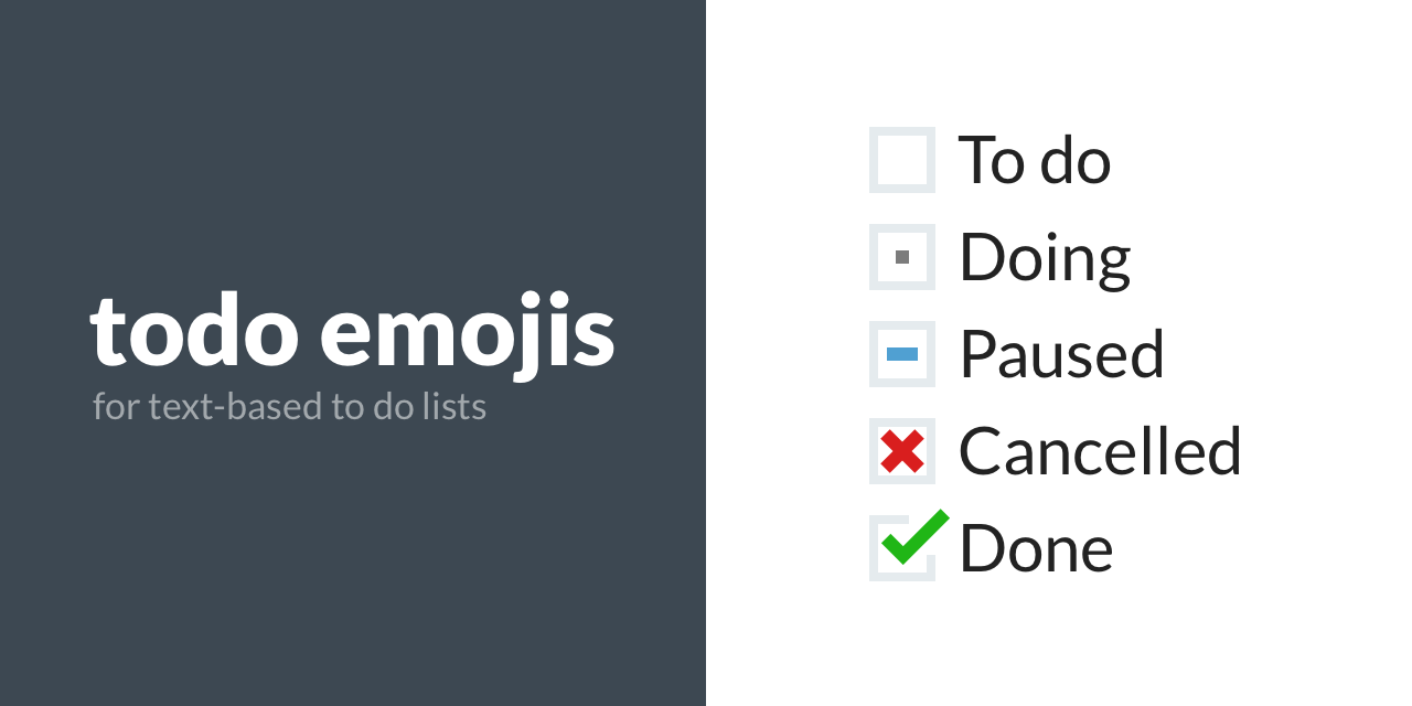 GitHub - davestewart/todo-emojis: Track todos in Slack using custom ...
