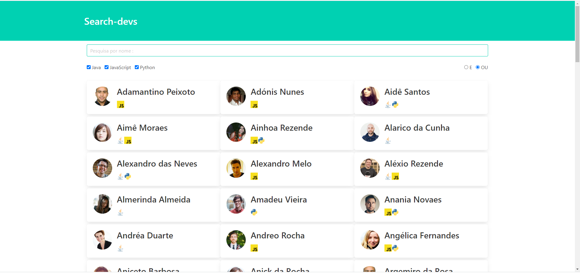GitHub - brunofejesus/search_devs: Desafio 2 -Módulo-1 IGTI Bootcamp DevFrontEnd