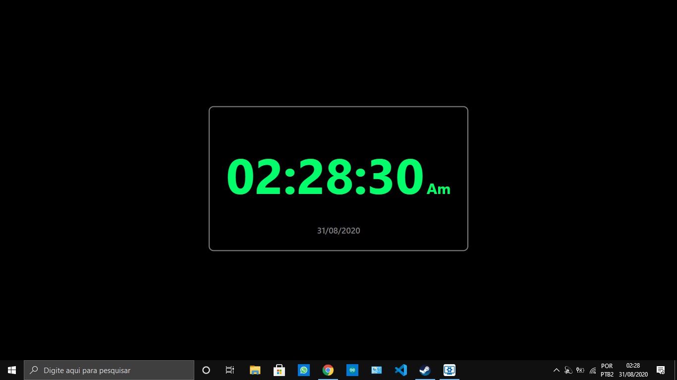 GitHub - RubenFilipe07/minimalist-clock-wallpaper: Wallpaper engine project