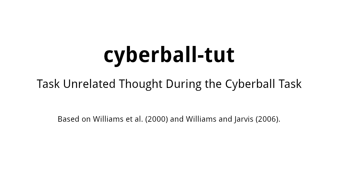 GitHub - MichaelPascale/cyberball-tut: An implementation of Cyberball ...