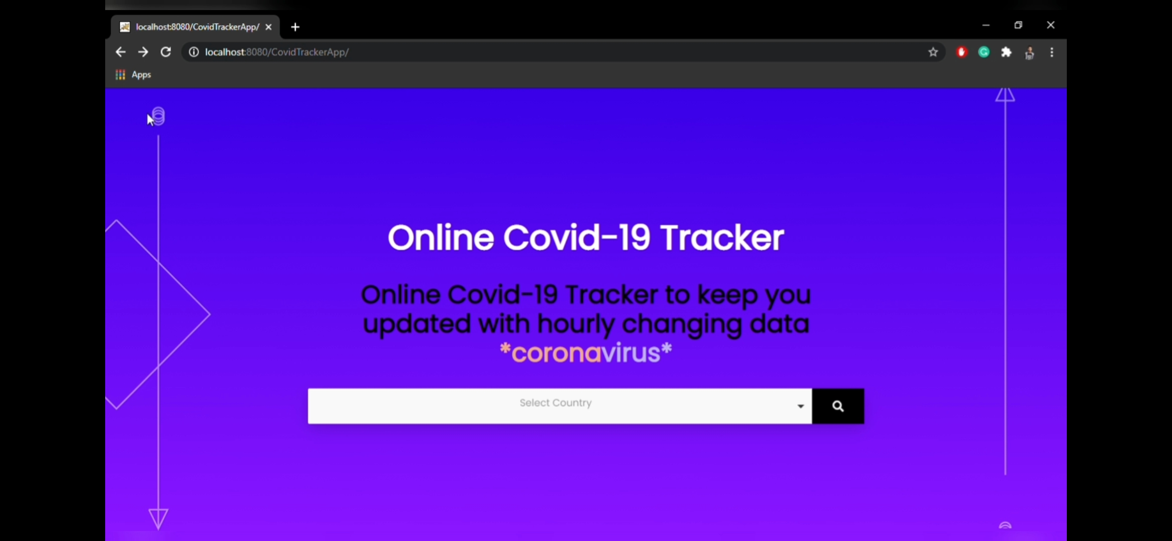 Github Dheerajkhush Covid19 Tracker Web Application A Java Servlet