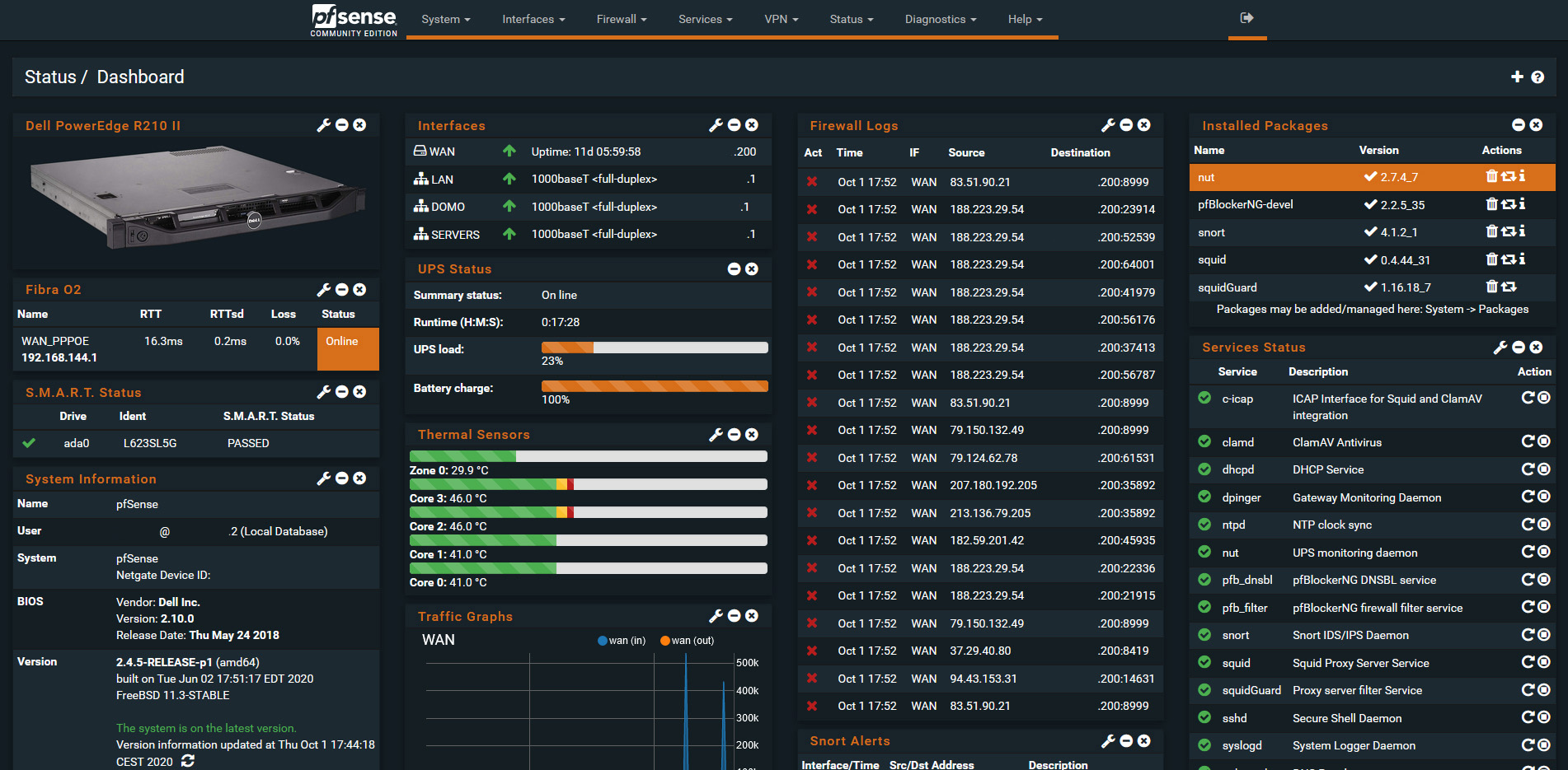 GitHub - pitron82/pfSense-greengray: Theme greengray v1.0