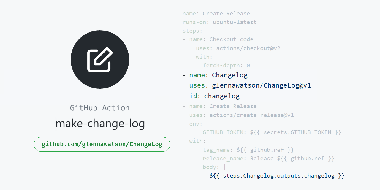 GitHub - glennawatson/ChangeLog: A change log task based on the azure ...