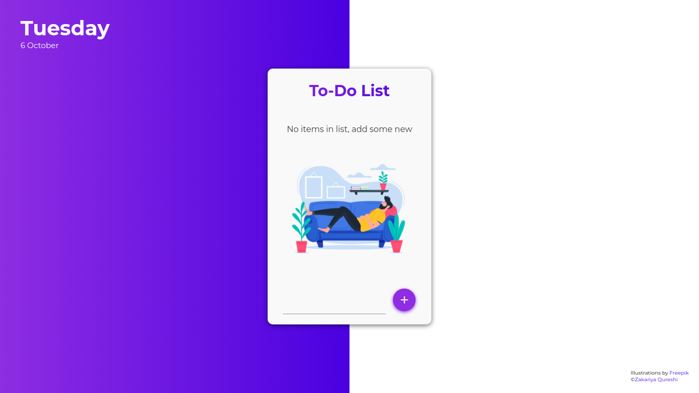 GitHub - zakariyaq313/todo-list: To-Do List App (October 2020)