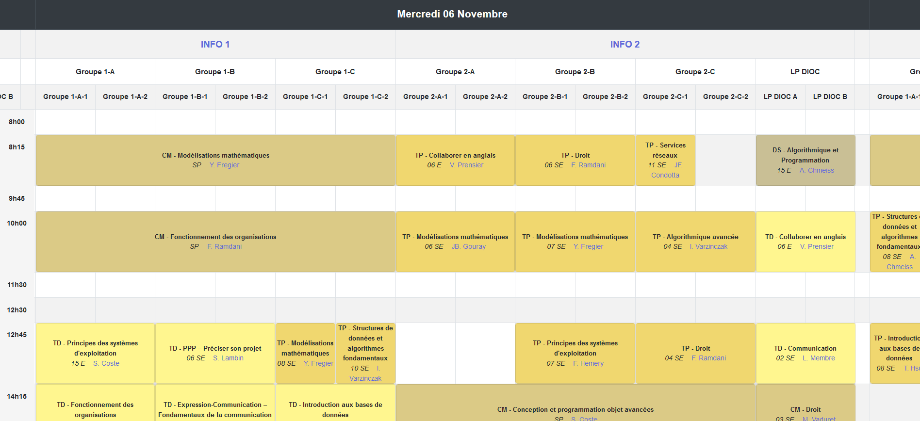 GitHub - quentinmcq/university-schedule
