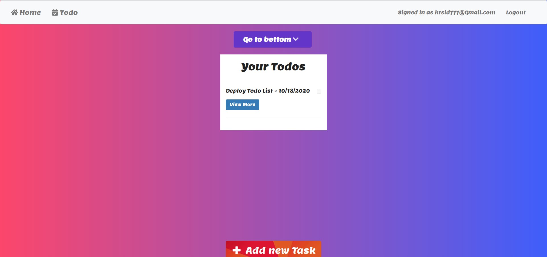 Todo list GitHub Topics GitHub