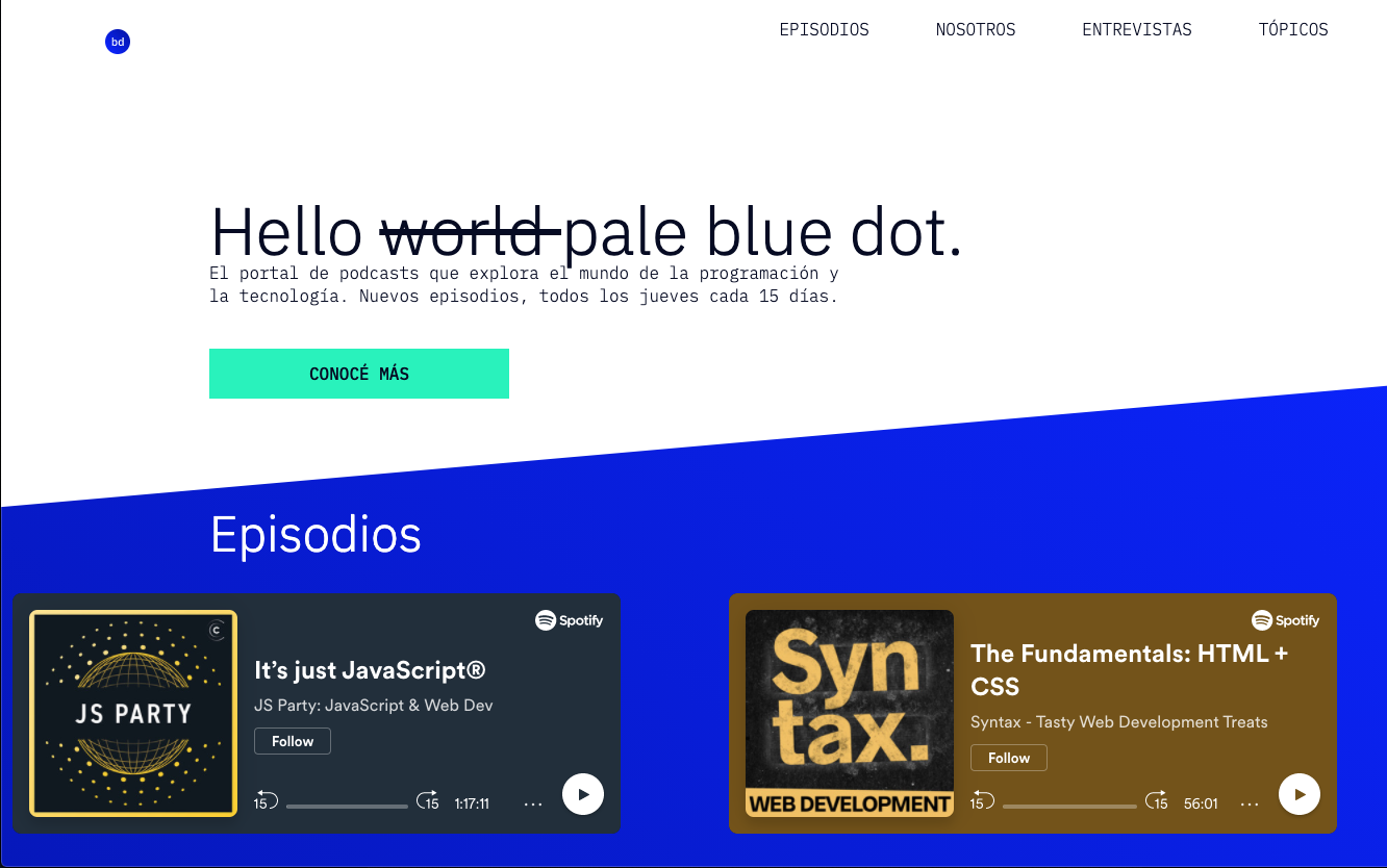 GitHub - Victoria-Lopez-dev/Proyecto-Podcast: Podcast is a project ...