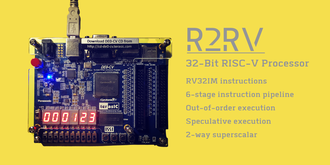 GitHub - yujixr/r2rv: R2 RISC-V implementation