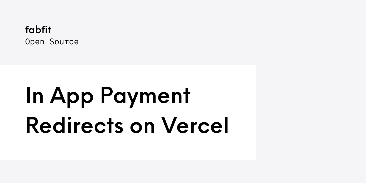 GitHub - FabFit/vercel-iap-redirect: Redirect Apple IAP webhooks using Vercel's platform