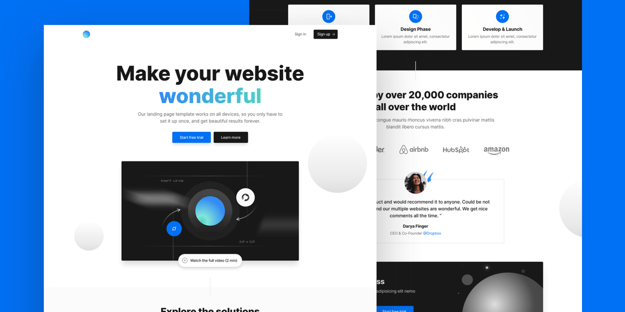 GitHub Cruip tailwind landing page template Simple Light Is A Free 