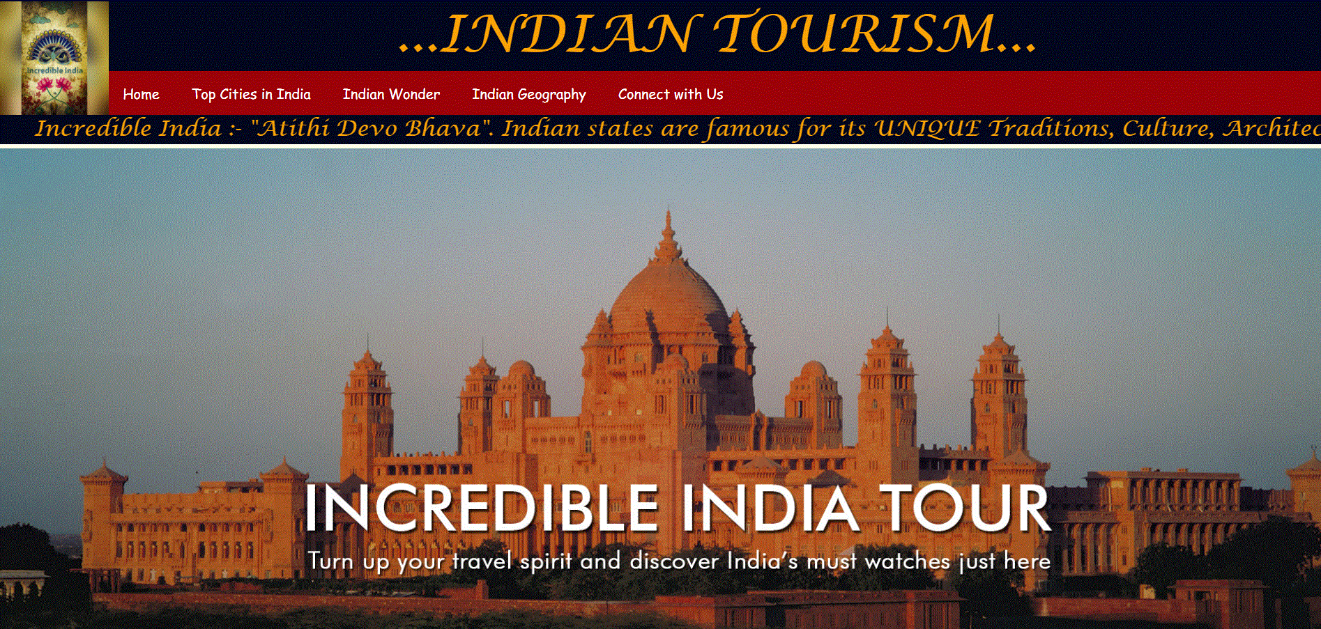 GitHub - bharatjainind/indiantourism.github.io: Indian Tourism Website - Take a Glimpse of our ...