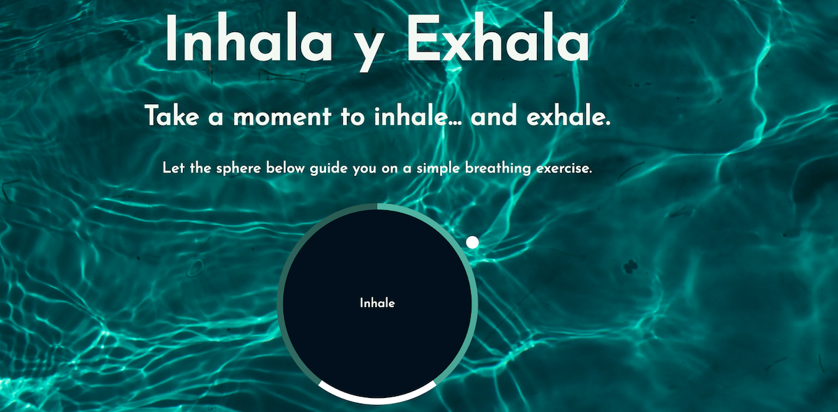 GitHub - jssckbl/relaxer-app: Inhala y Exhala uses CSS, HTML, and JavaScript to lead the user ...