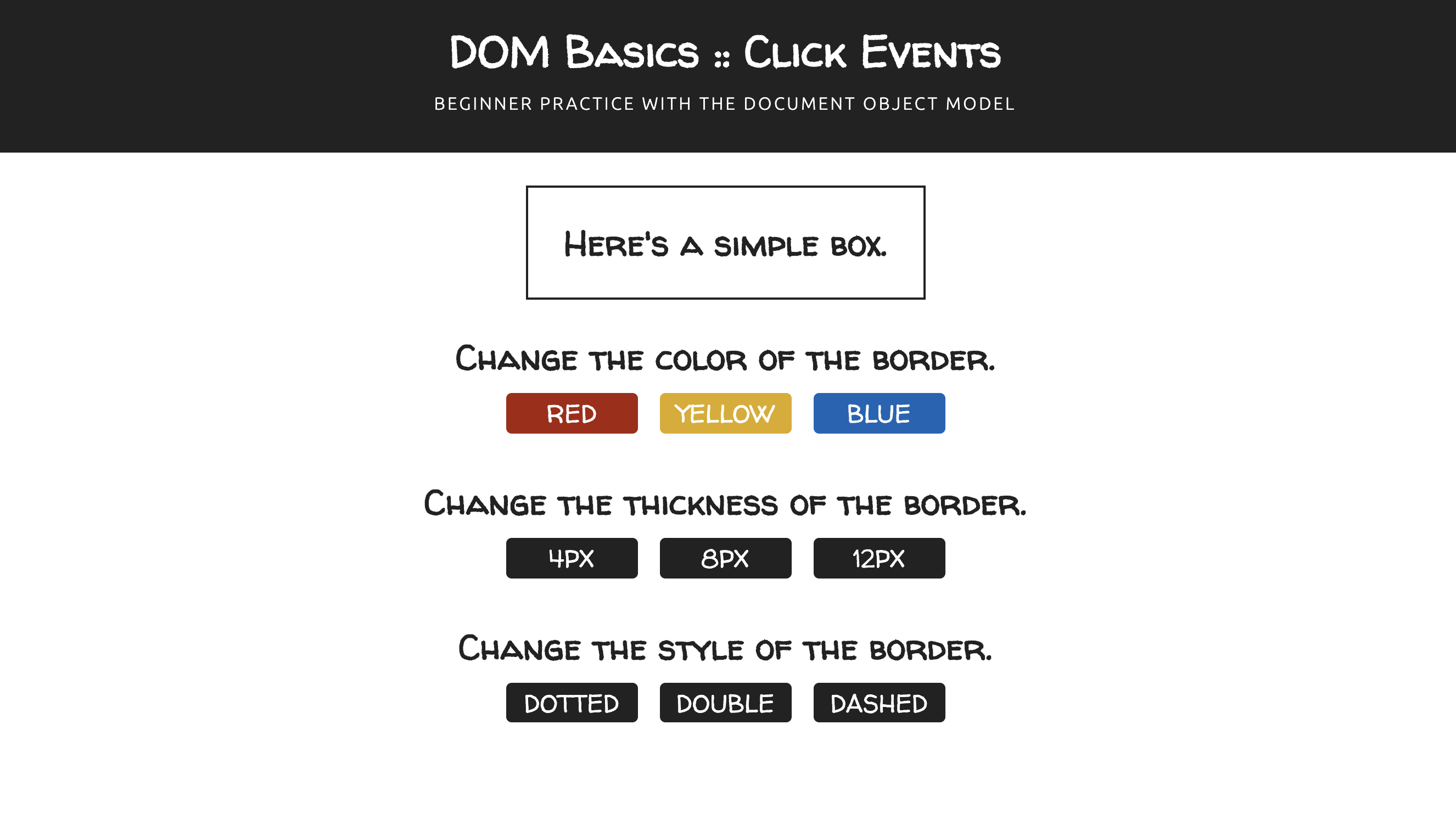GitHub - Carolista/LC-DOM-Basics
