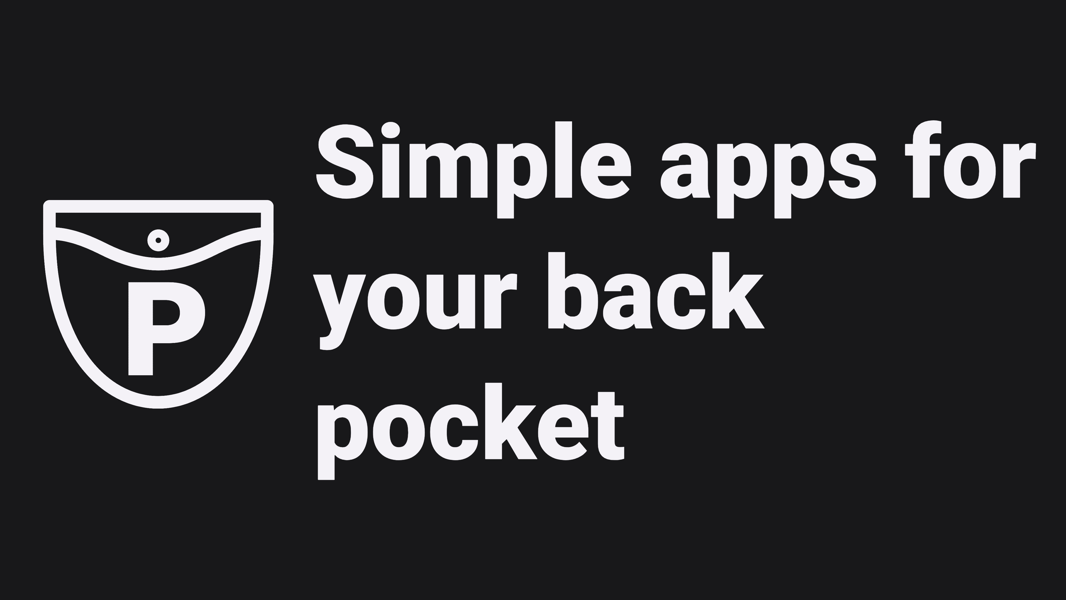 GitHub - pocket-software/pocket.software