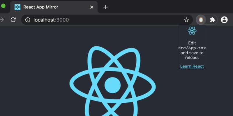 GitHub - willfolsom/react-mirror: Create a React App and mirror it in a ...