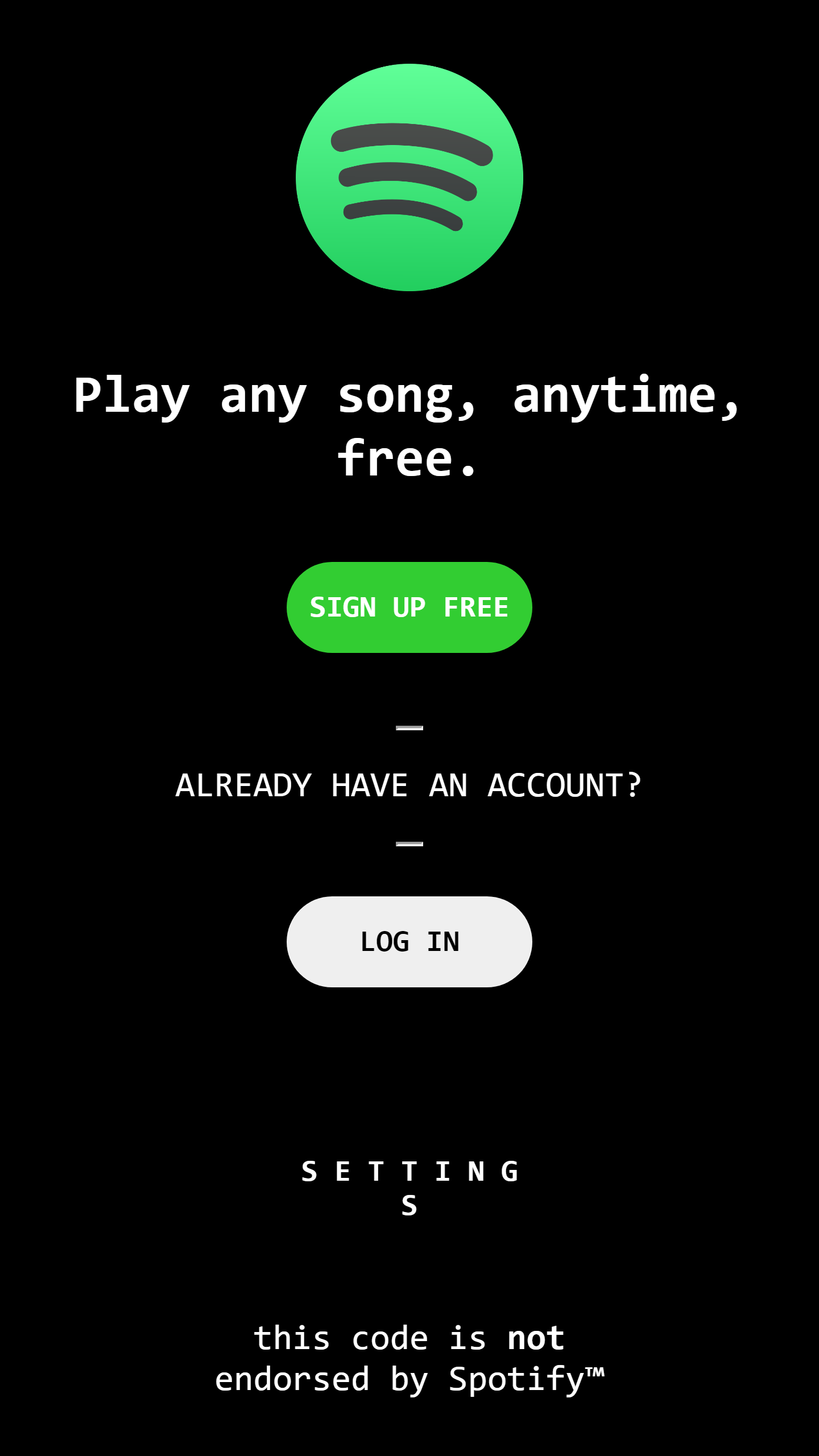 GitHub - thewholesihle/spotify-LL: My old code of a Spotify login ...