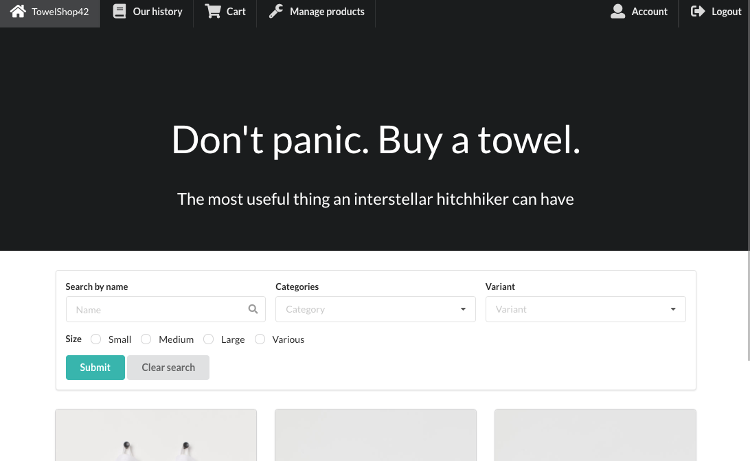 GitHub - MarinaFroes/towelshop-frontend: Fullstack MERN e-commerce project for a towel shop