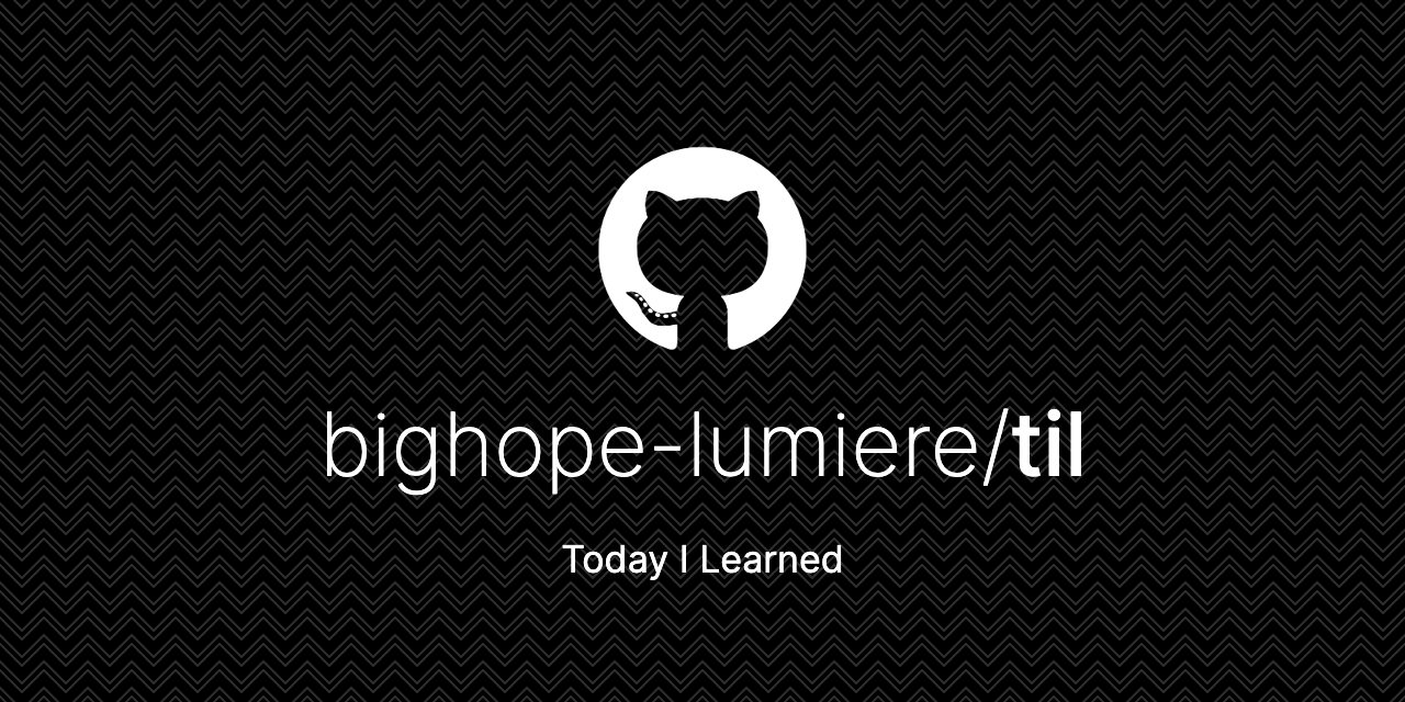 GitHub - satoooh/til: Today I Learned