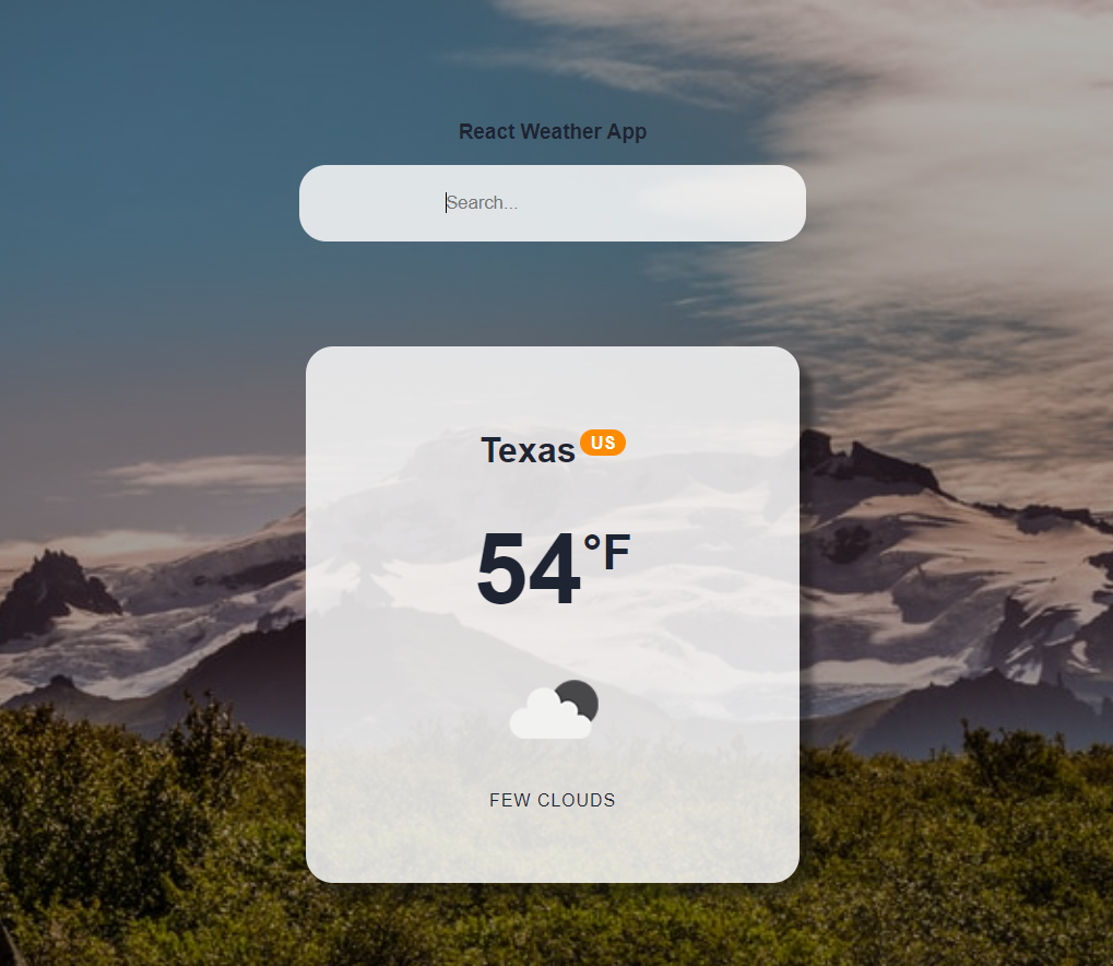 Github Josephmagdalenoreact Weather App React App Using Third Party Api To Get Weather 