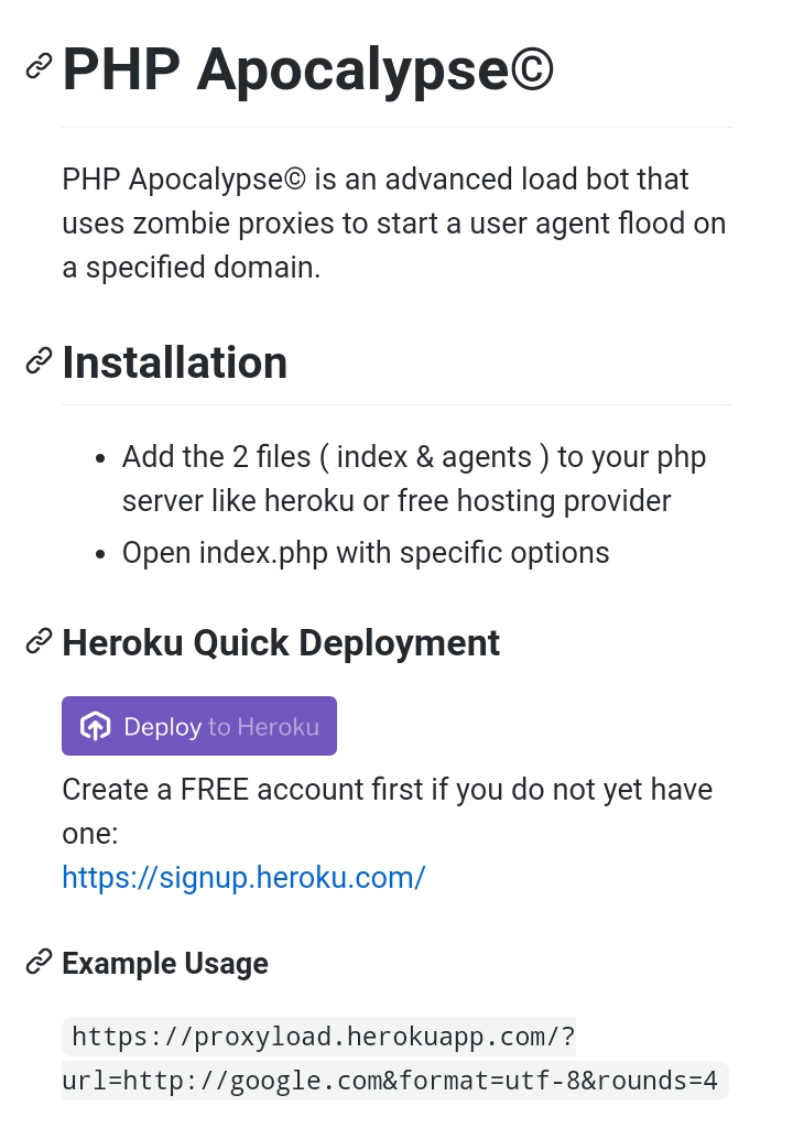 GitHub - ElijahCuff/PHPApocalypse: PHP Apocalypse© is an advanced load bot that uses zombie ...