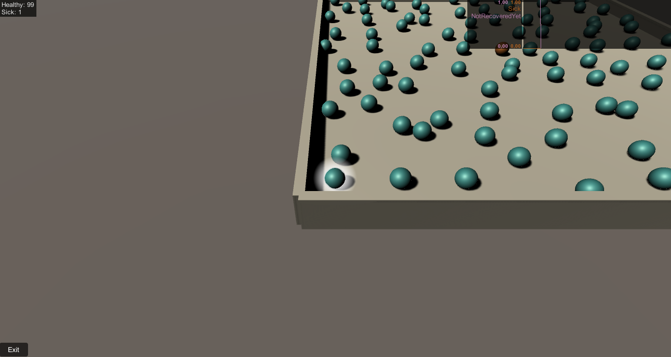 Github Foxyseta Pandemic Simulator A Scientifically Inaccurate 3d