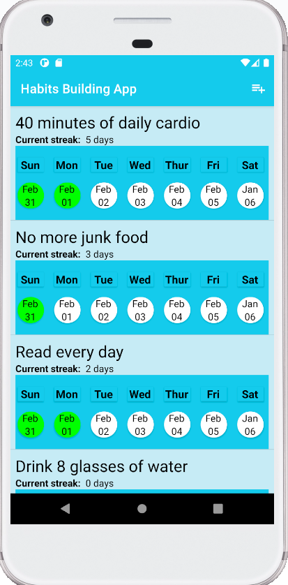 GitHub - buc0025/Android_Habits_Building_App: Build and develop your ...