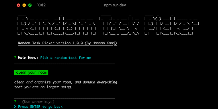 GitHub - HassanKanj/random-task-picker: A random task picker for Trello