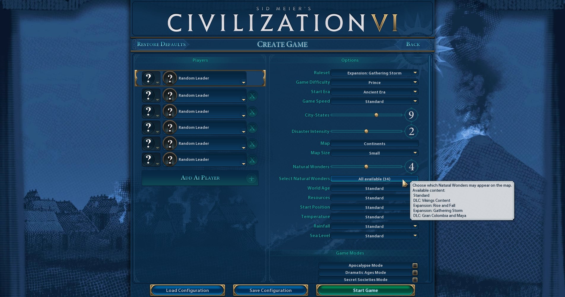 GitHub - yofabronecoforo/C6ENWS: Enhanced Natural Wonders Selection for Civilization VI