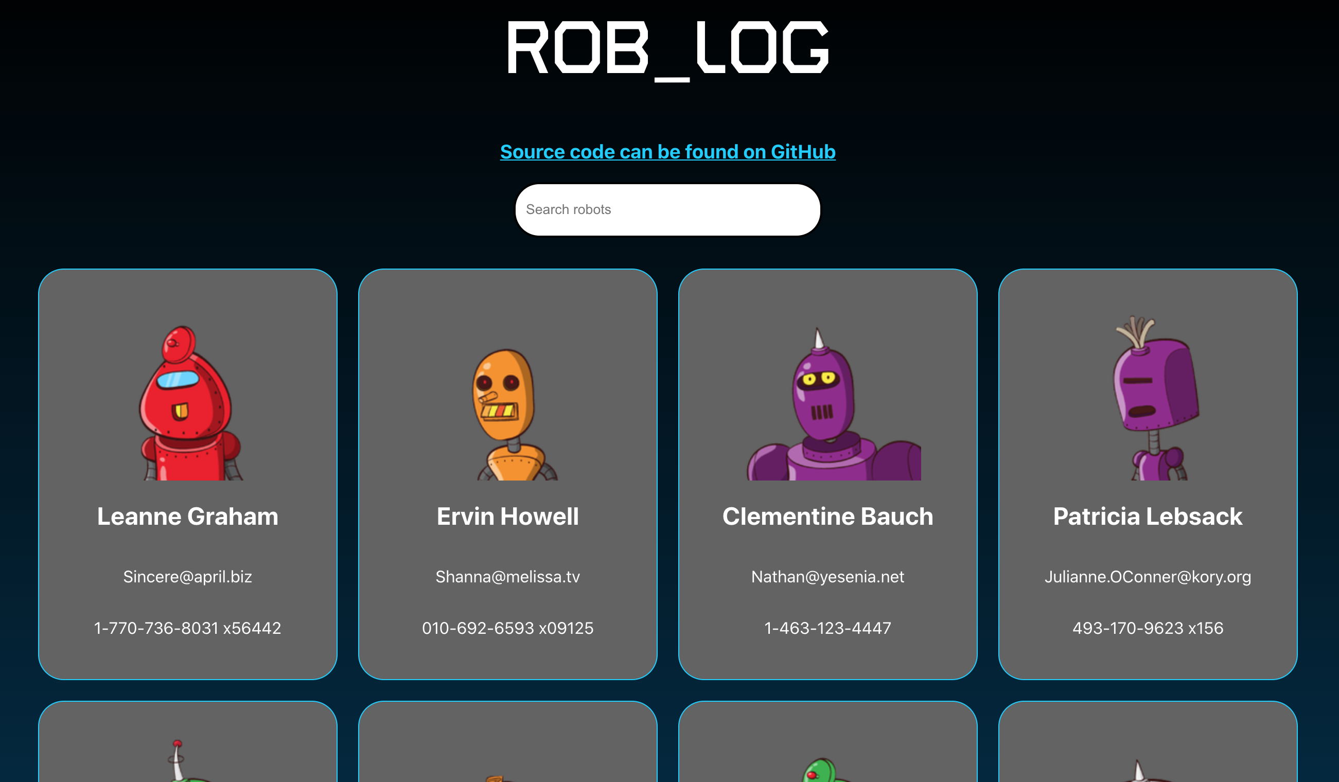 GitHub - ekinkaradag/ROB_LOG: My first React App