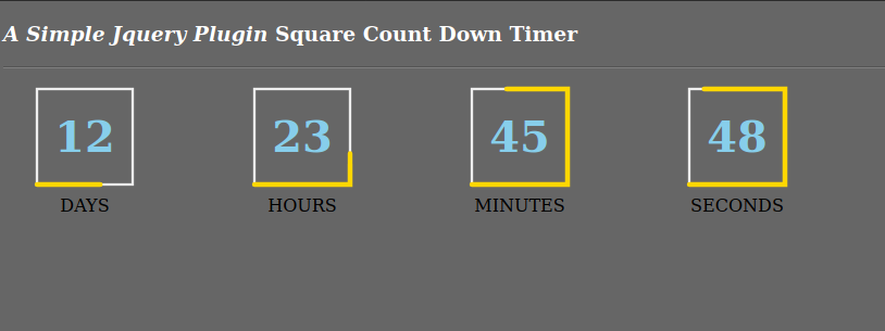 GitHub - boyiajas/squareCountDownClock: A simple Jquery Pluggin Square ...