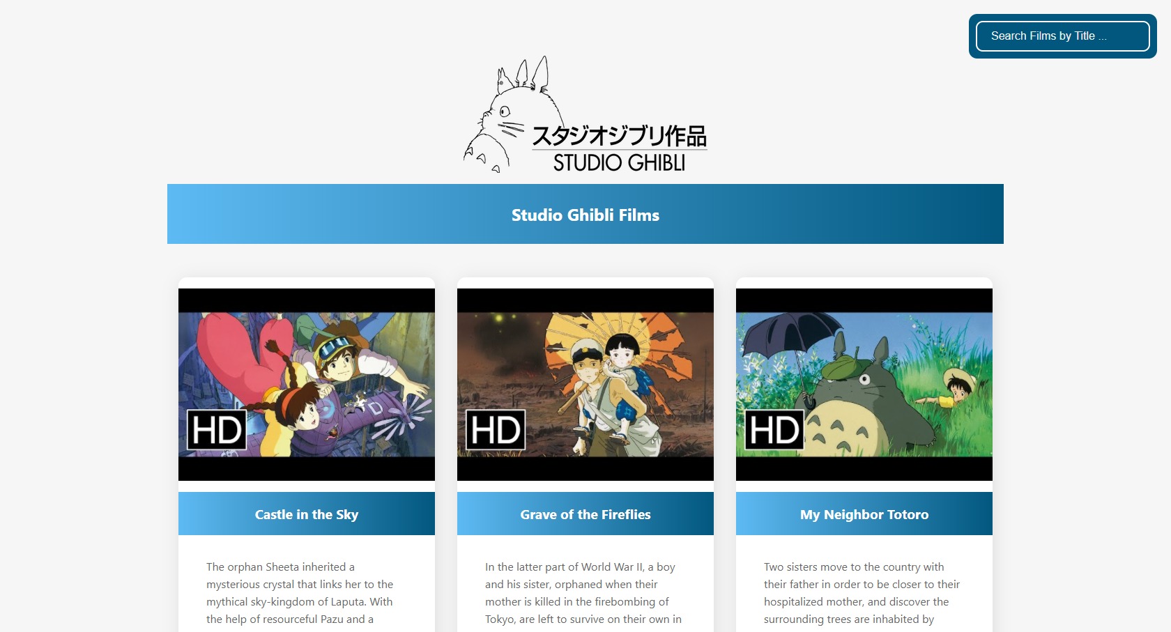 GitHub - elisavetTriant/ghibliapireact: A sample Web Application ...