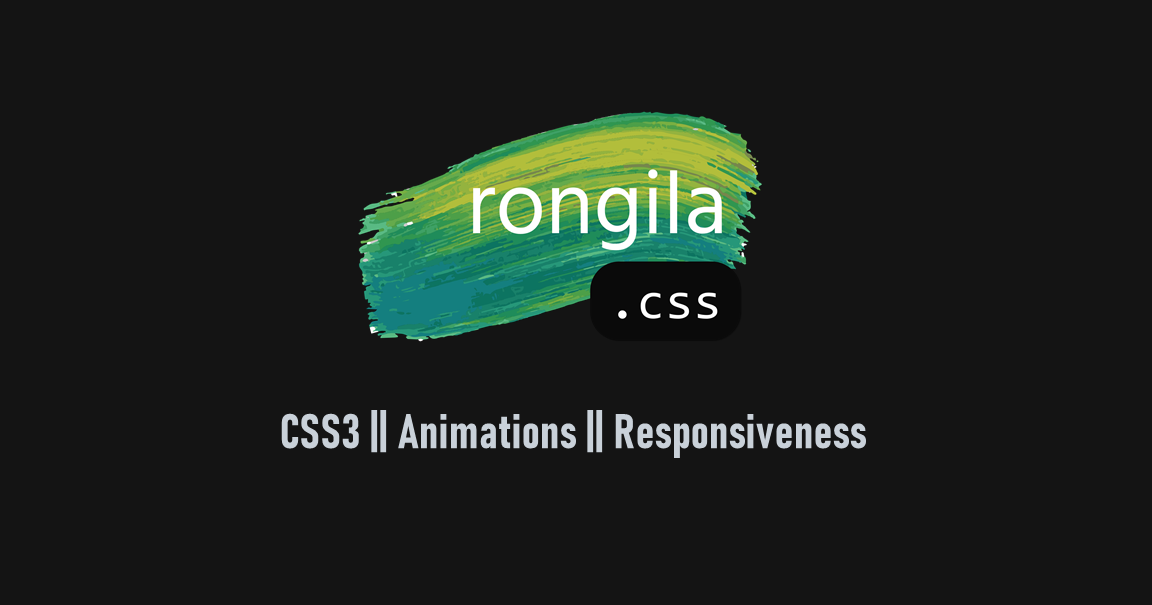 GitHub - TriptoAfsin/rongila-css
