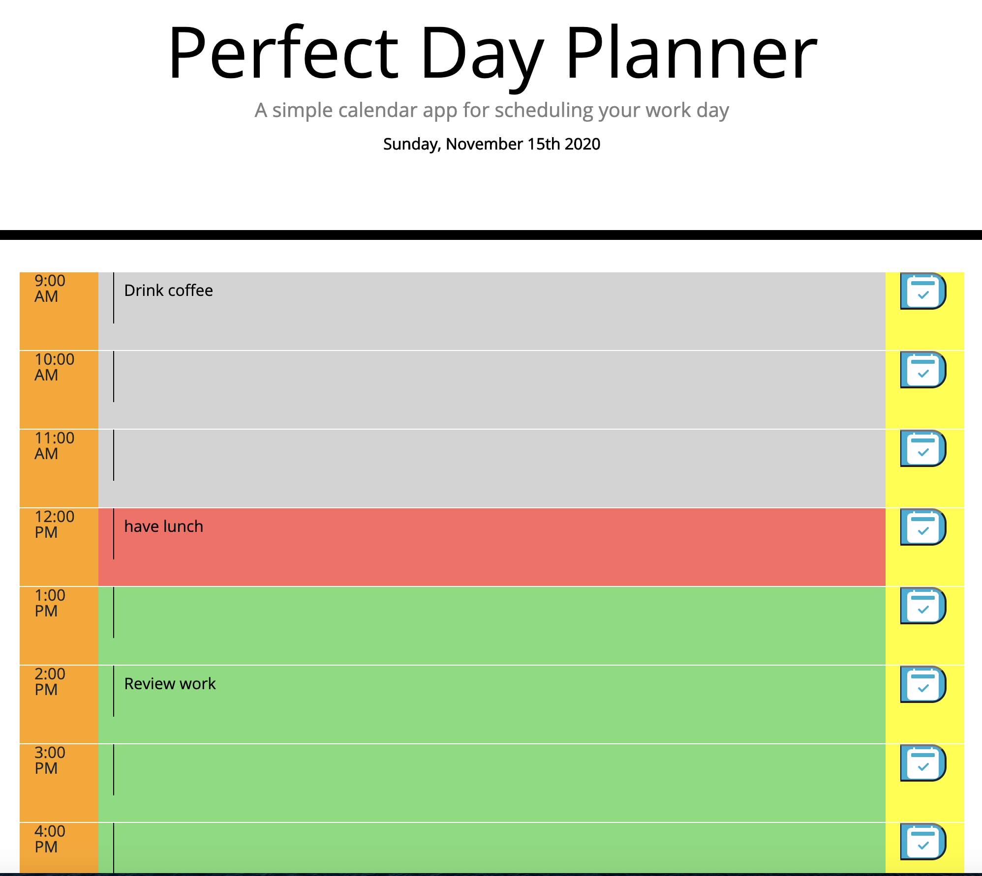 GitHub - mfitzwinick/perfect-day-planner