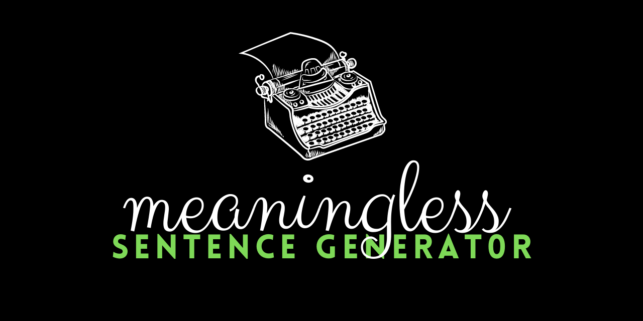 GitHub - ngvlz/meaningless-sentence-generator: Generate folders, files ...