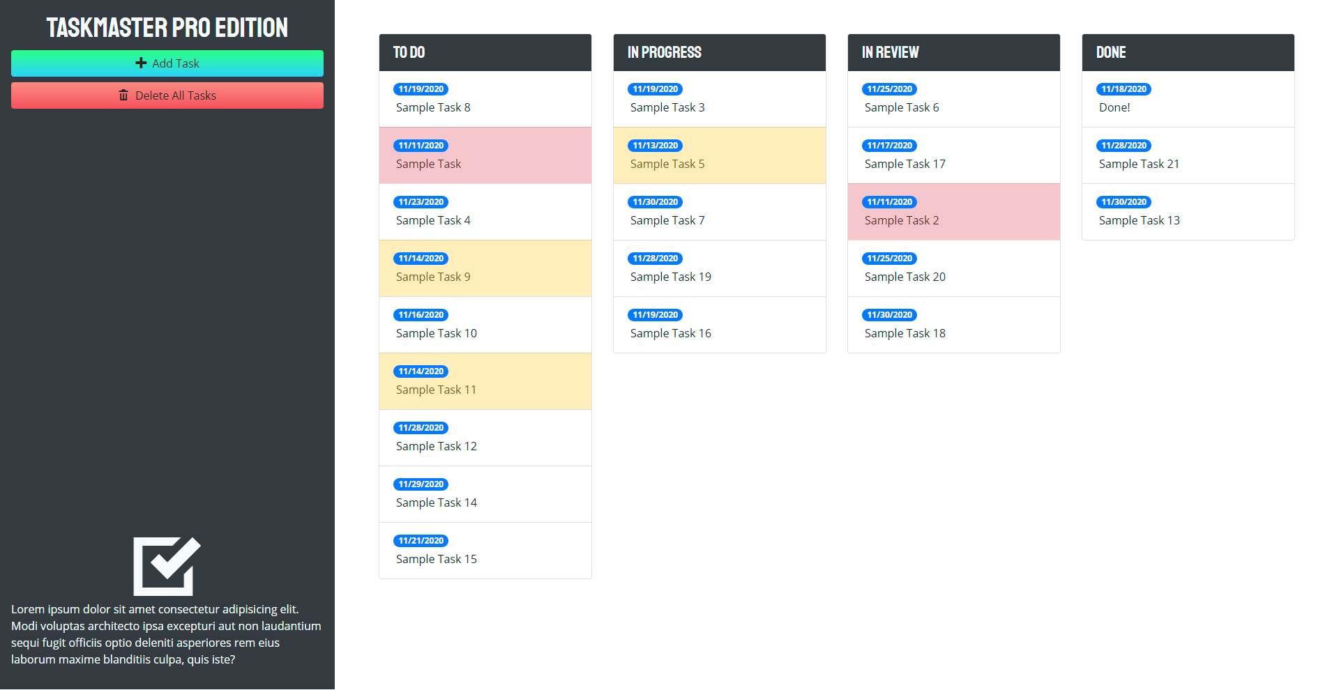 GitHub - stefaniepires/taskmaster-pro