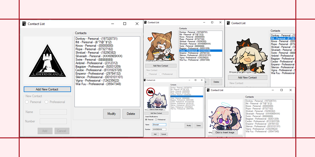 GitHub - In-Veritas/Contact-List-GUI: Contact list with GUI