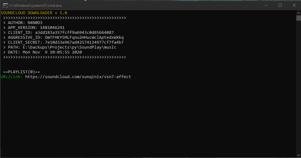 GitHub - neuroeidos/scdlcmd: Soundcloud music downloader from cmd line
