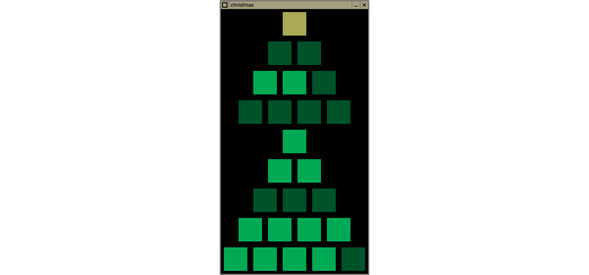 GitHub - mdoege/nim-christmas: A triangular 12-hour clock in Nim using SDL2