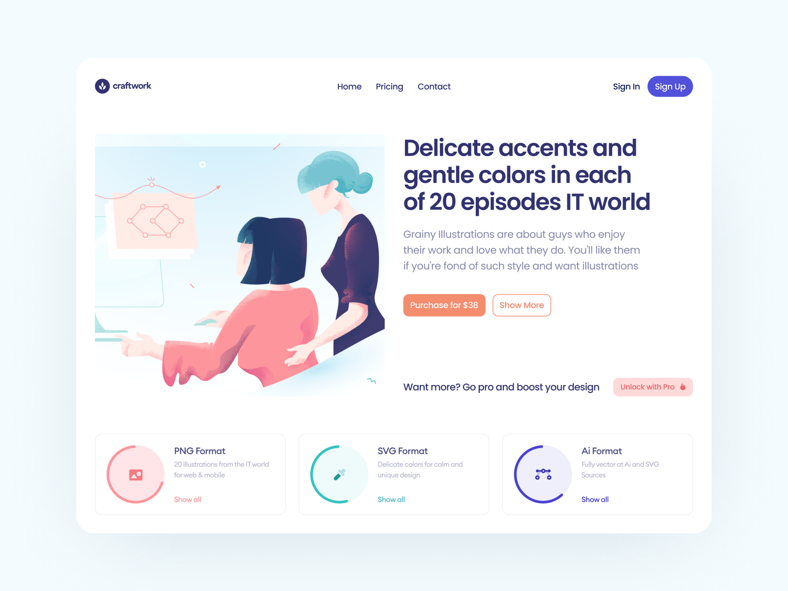 GitHub - tylersai/craftwork-illustrations: An ideal website for desing company