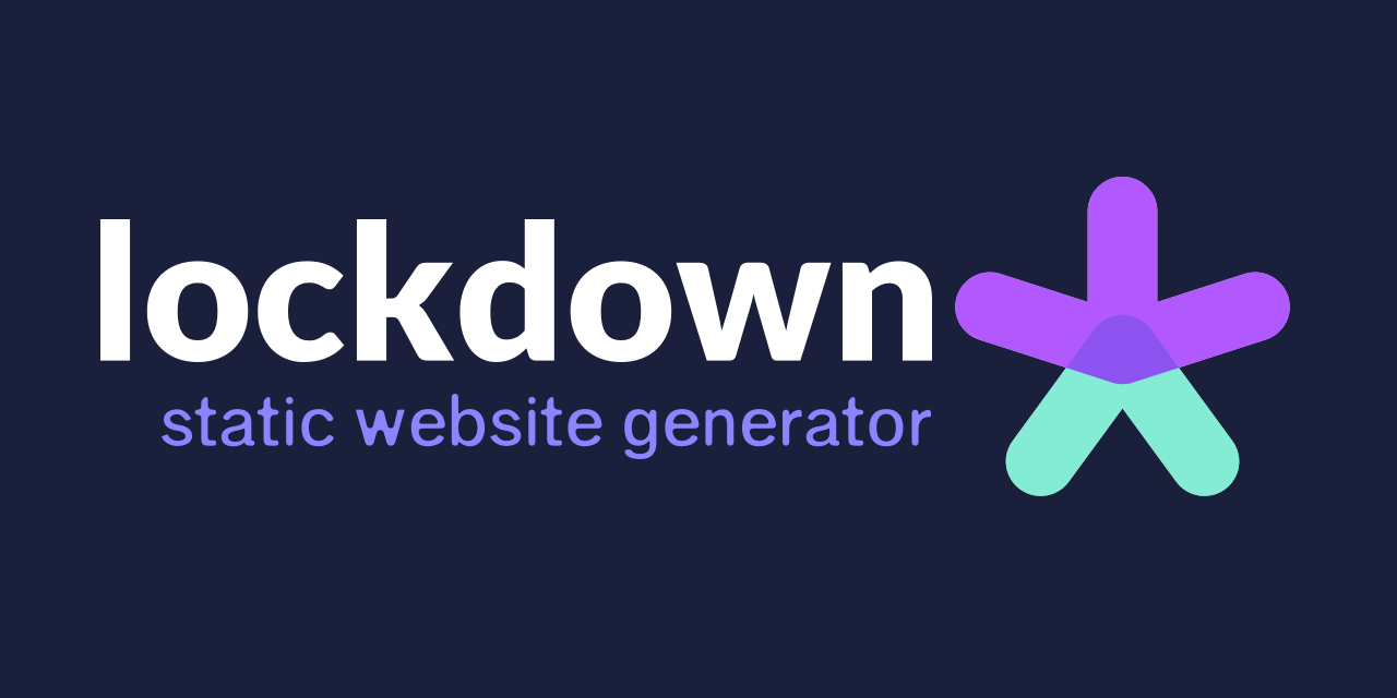 GitHub - lockdownblog/lockdown: A static website generator - inspired ...