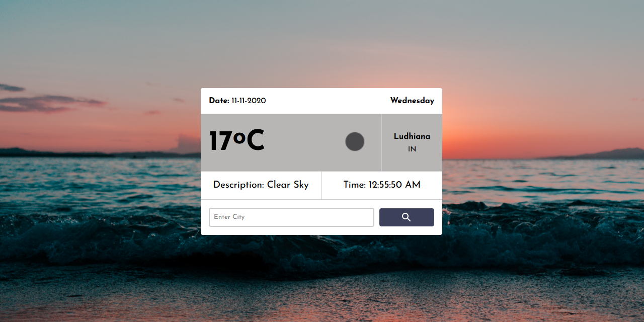 GitHub - designerabhilash/weather-app: Weather App project using ...