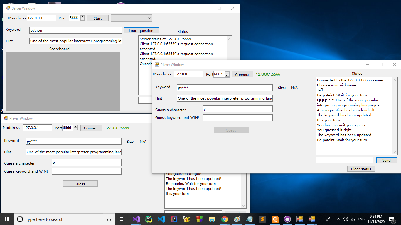 GitHub - quynhdinh/word-guessing-game: A word guessing game allowing ...